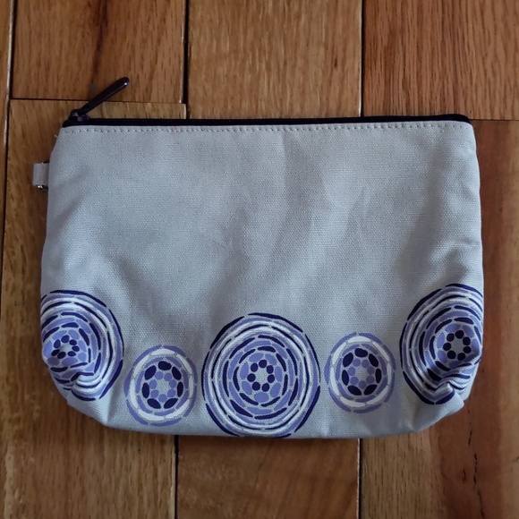 thirty-one | Bags | Nip Thirtyone Mini Zipper Pouch Grey W Geo Pop ...